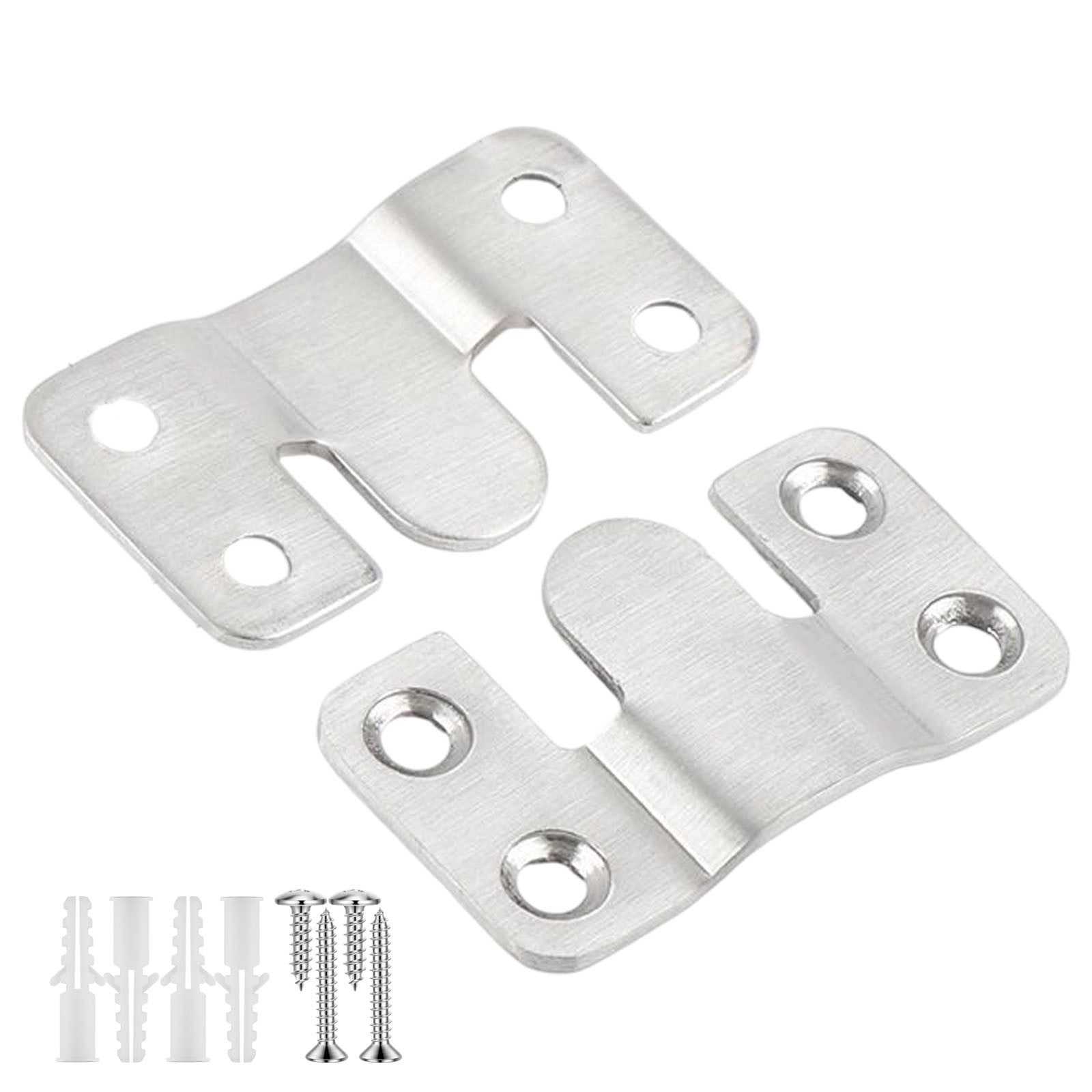 Migroa Picture Hanging Hooks, Flush Mount Brackets for Heavy Frames & Mirrors, Invisible Photo ...