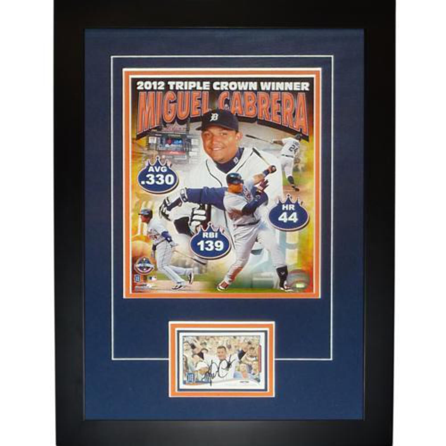 Miguel Cabrera Autographed Detroit Tigers (Triple Crown) "Signature ...