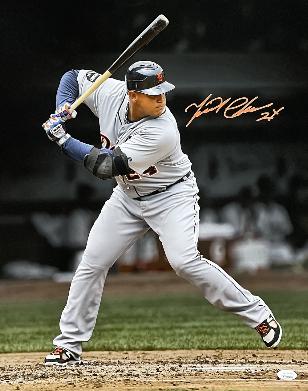 Miguel Cabrera Signed Detroit Tigers Spotlight 16x20 Photo JSA ITP ...