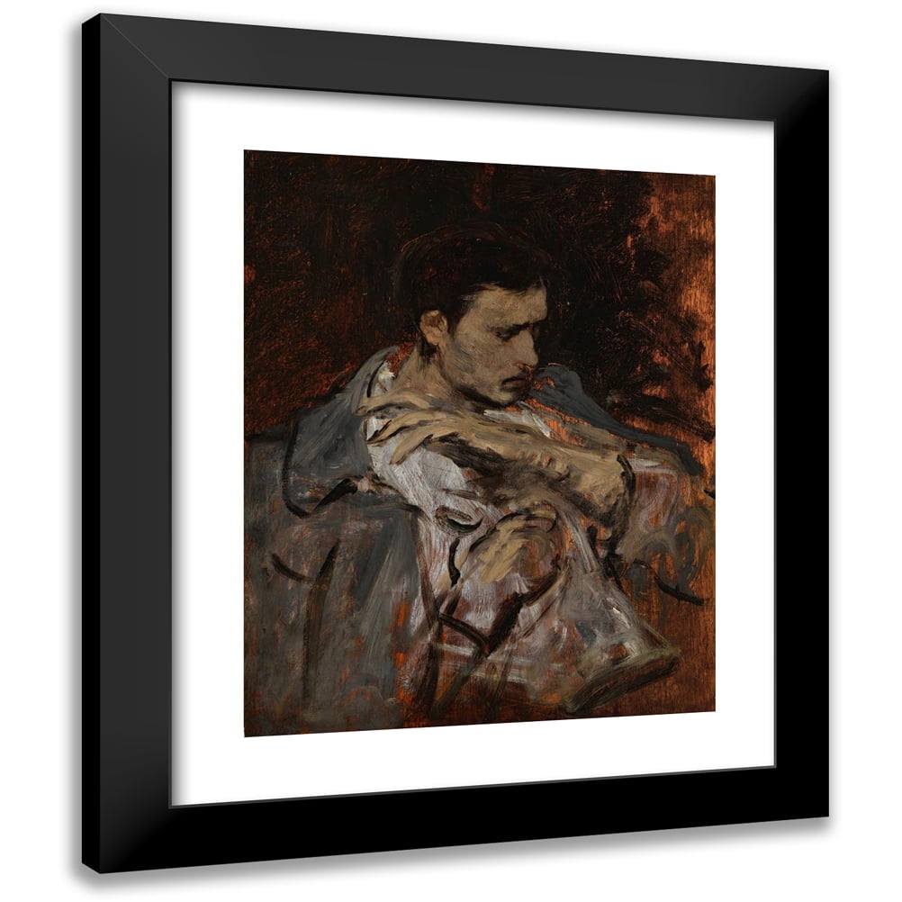 Mihály Munkácsy 15x18 Black Modern Framed Museum Art Print Titled ...