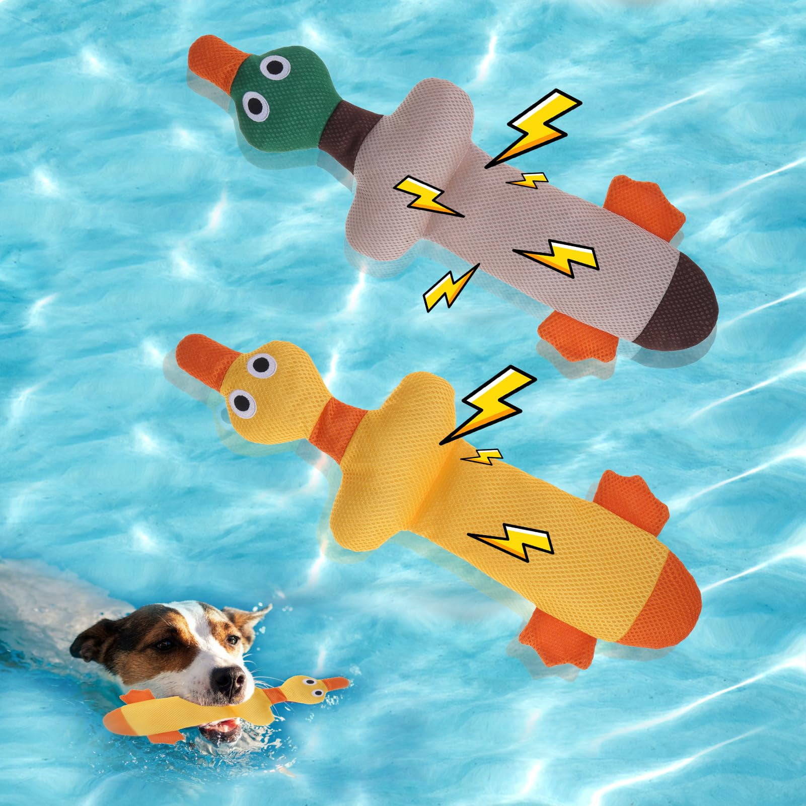 Mihachi Floating Dog Water Pool Toys 2 Pack for Swimming Pool ...