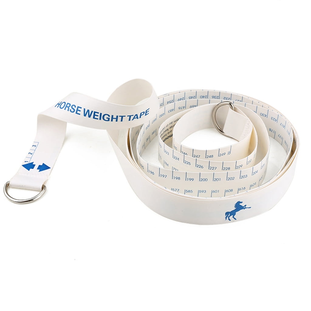 Miiottaa 2.5m Horse Measuring Tape With Chest Weight Chart For Care And ...