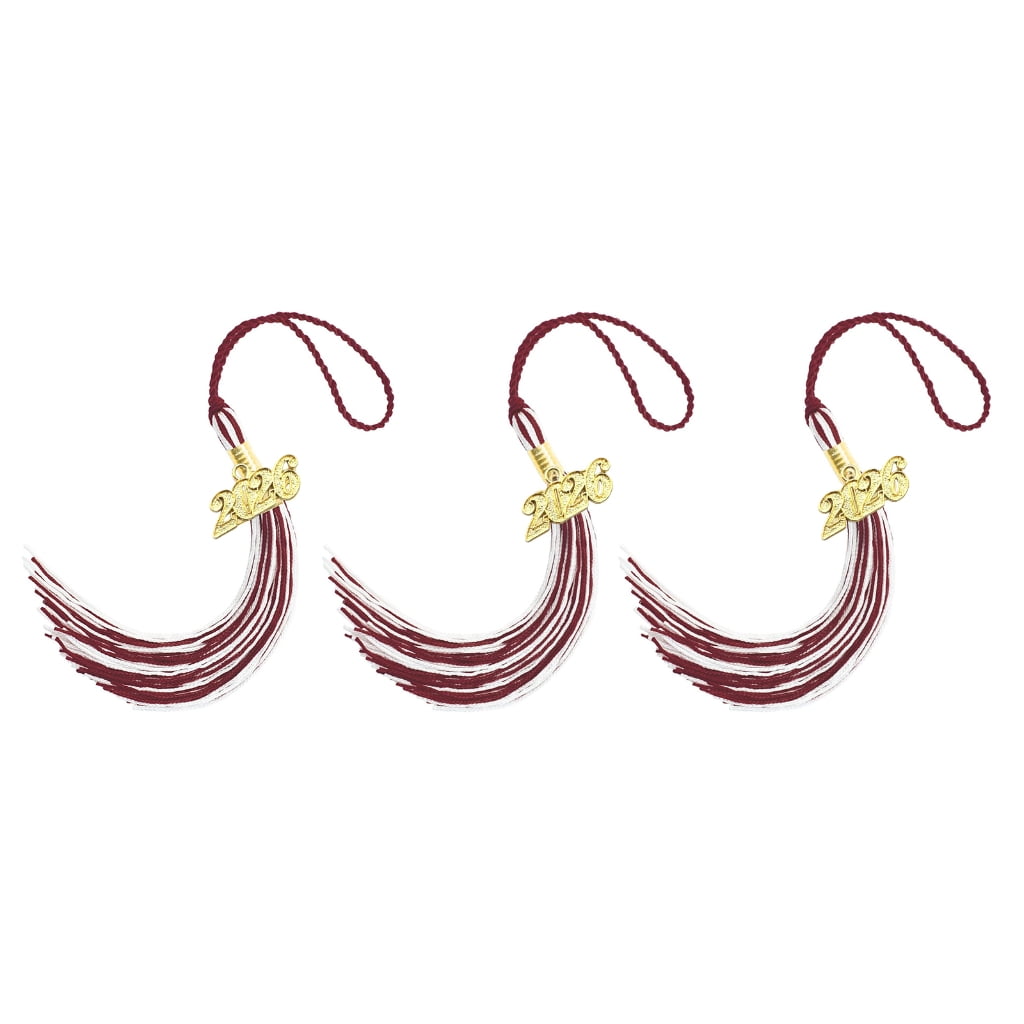Miiottaa 2026 Graduation Tassels Silk Decoration For Cap Year Emblems ...