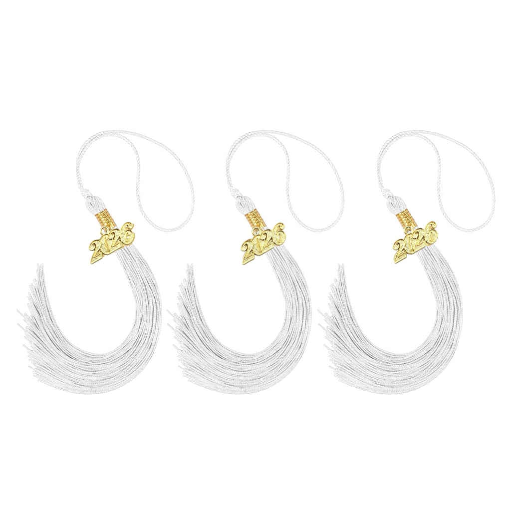 Miiottaa 2026 Graduation Tassels Silk Decoration For Cap Year Emblems ...