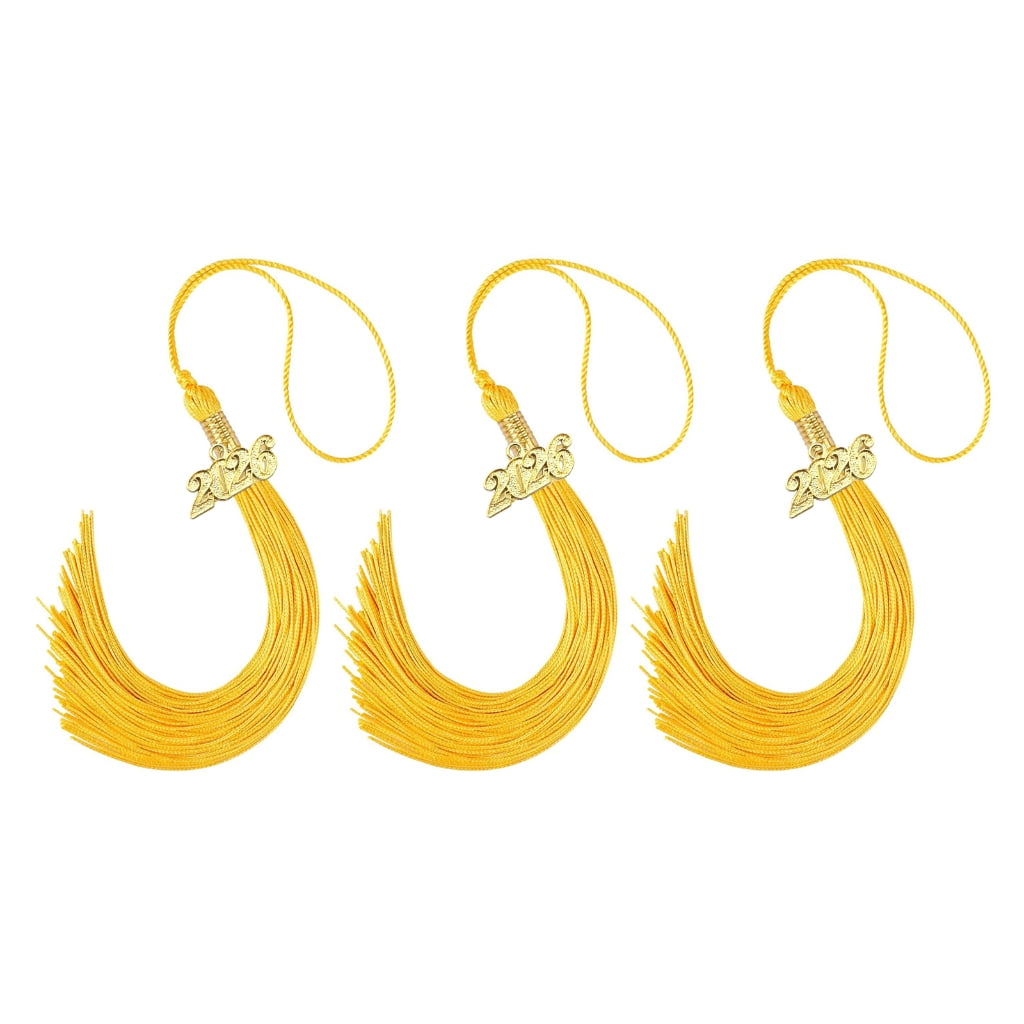 Miiottaa 2026 Graduation Tassels Silk Decoration For Cap Year Emblems ...