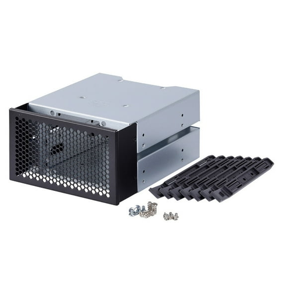 Miiottaa 3 Bay Stainless Steel Hard Drive Cage for Desktop Computer ...