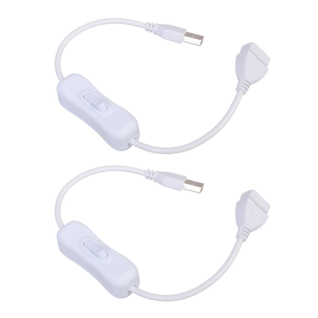 Miiottaa 30cm USB Power Cable With 304 Switcher For Charging Fans LED ...