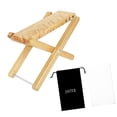 Miiottaa Adjustable Wood Guitar Foot Stool With 3 Position Settings ...