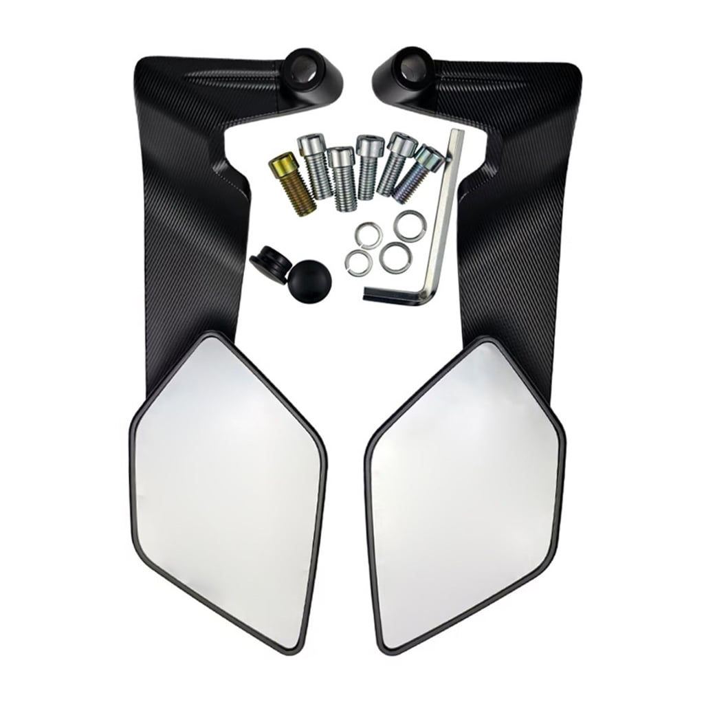 Miiottaa Clear Visibility Rear View Mirrors for Safe Secure Motorcycle ...