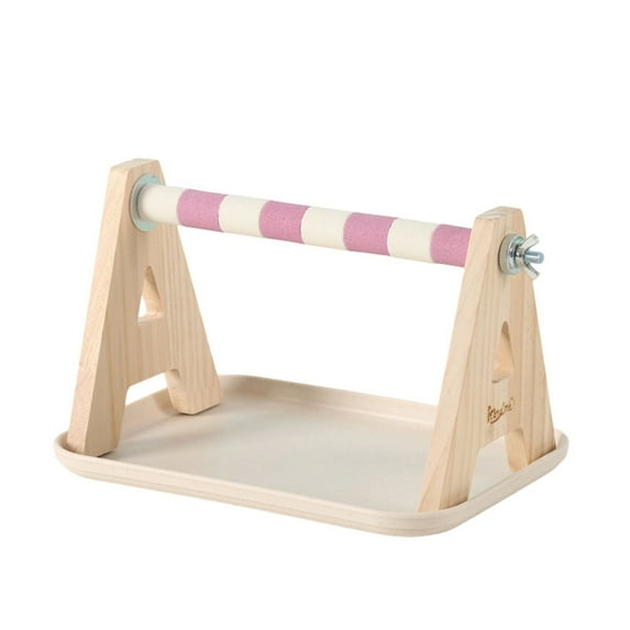 Miiottaa Easy Use Wooden Bird Platform Training Stand Cage Accessory ...