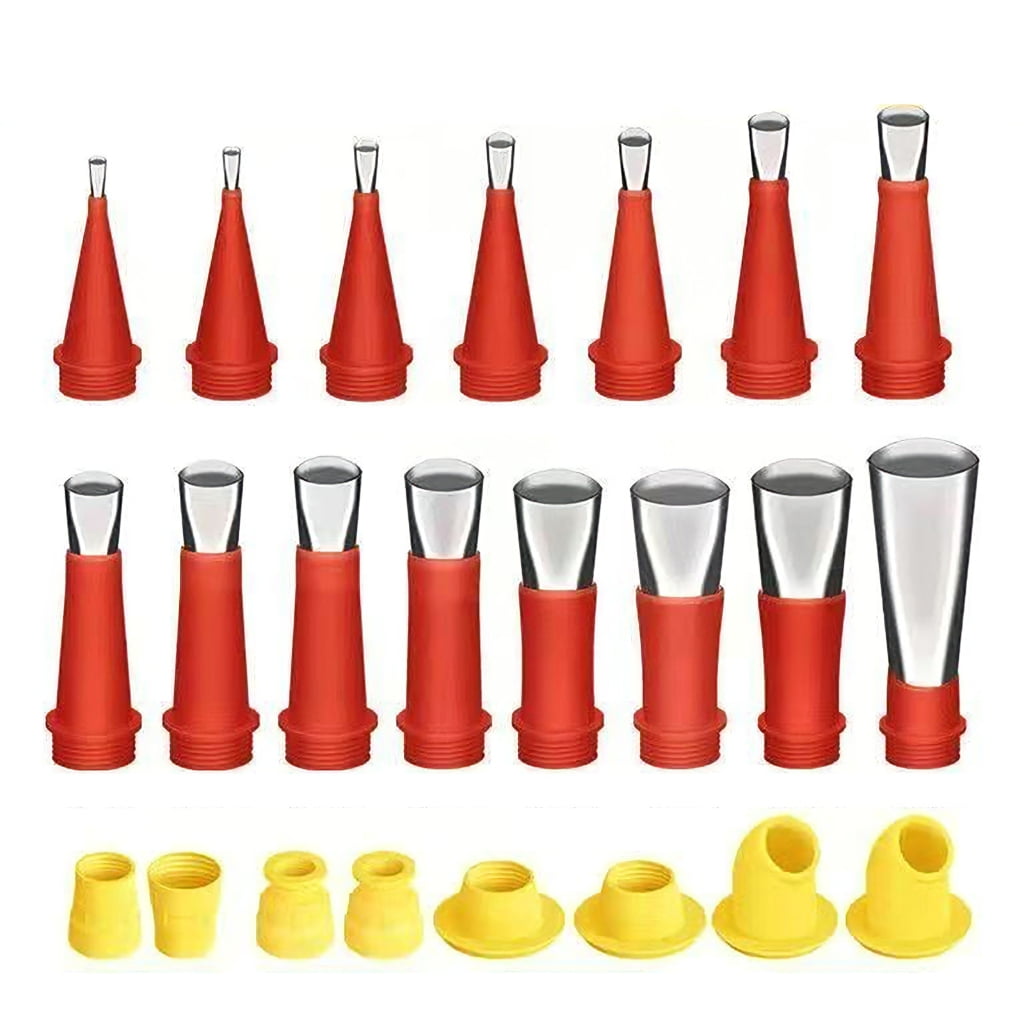 Miiottaa Glues Nozzle with 15 Tip and 8 Bases for Quick Application in ...