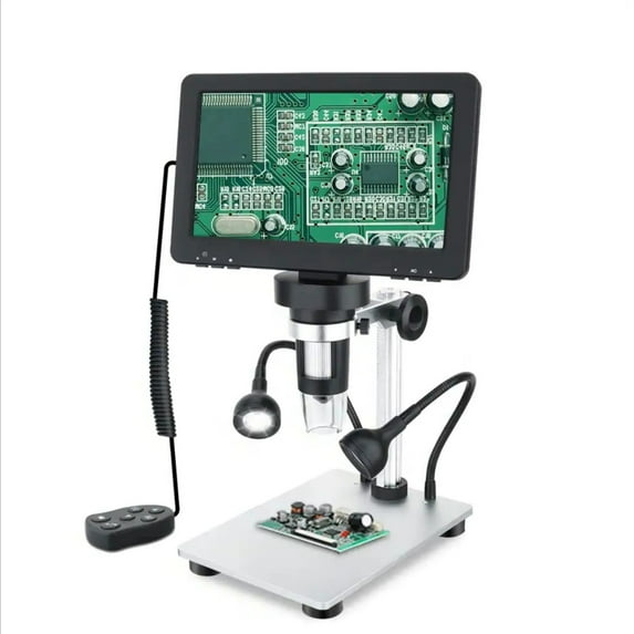 Miiottaa Large 7 Inch Digital Microscope Adjustable Magnification Build ...