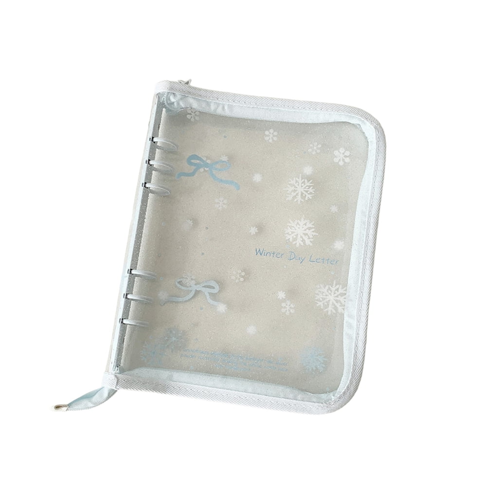 Miiottaa Multifunctional Cartoon Zippered Clear Photo Album Shell Card ...