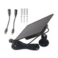 Miiottaa Outdoor Camera Solar Chargers 6000mAh Battery Solar Panel Type ...