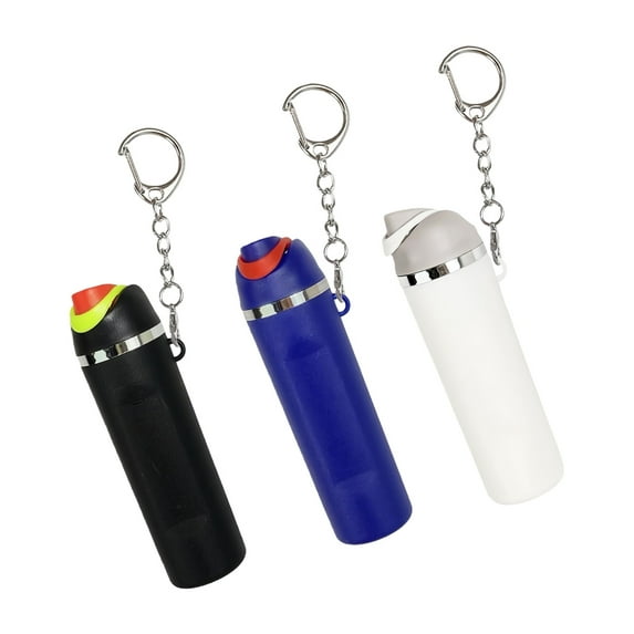 Miiottaa Pack of 3 Portable Mini Bottle Keychains Designed for Lip Balm ...