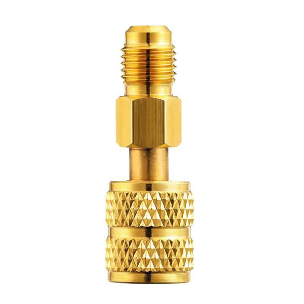 Miiottaa R410A Charging Port Adapter 5/16inch SAE Female to 1/4inch ...