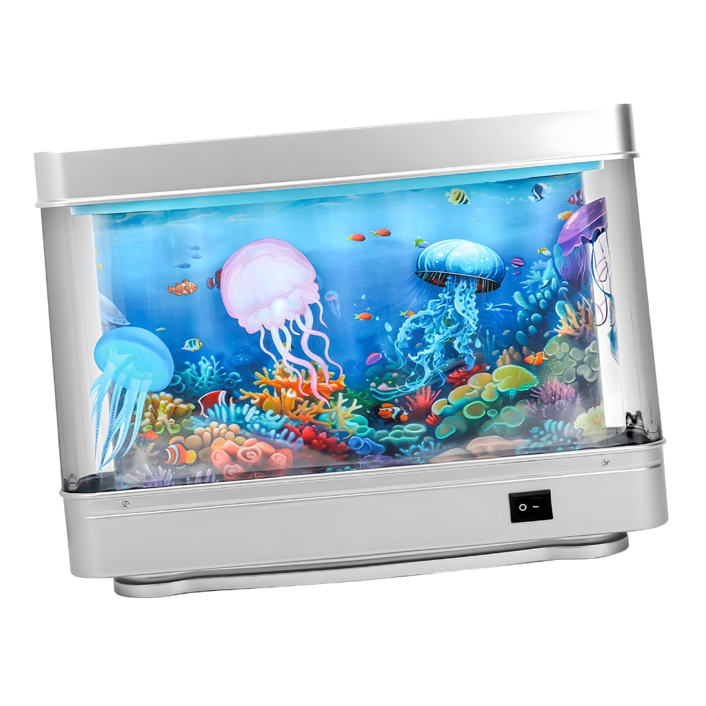 Miiottaa Realistic Swimming Jellyfish Desk Light With Soft LED USB ...