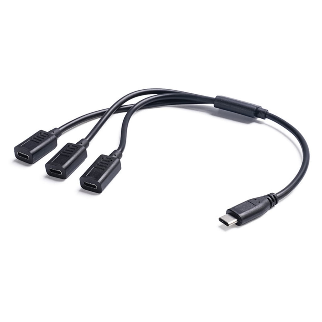 Miiottaa USB C Male to Triple Type C Female Splitter for Charging and ...