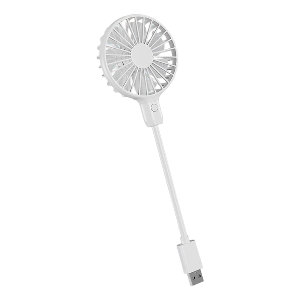 Miiottaa White USB Desk Fan With Flexible Neck And On Off Switches ...