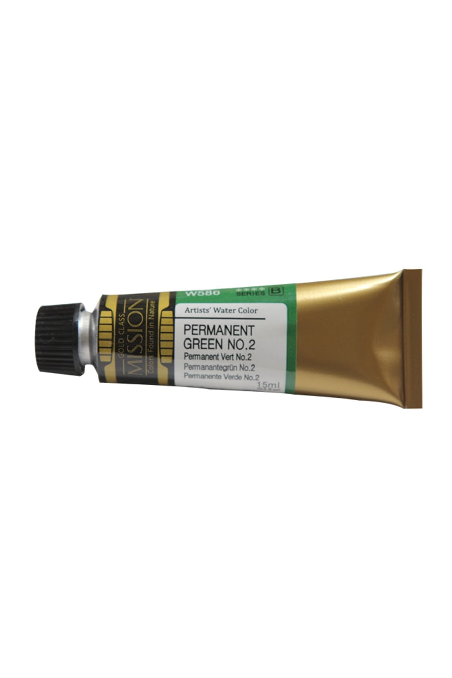 Mijello Mission Gold Class Watercolor Paint, Perm Green No. 2, 15ml ...