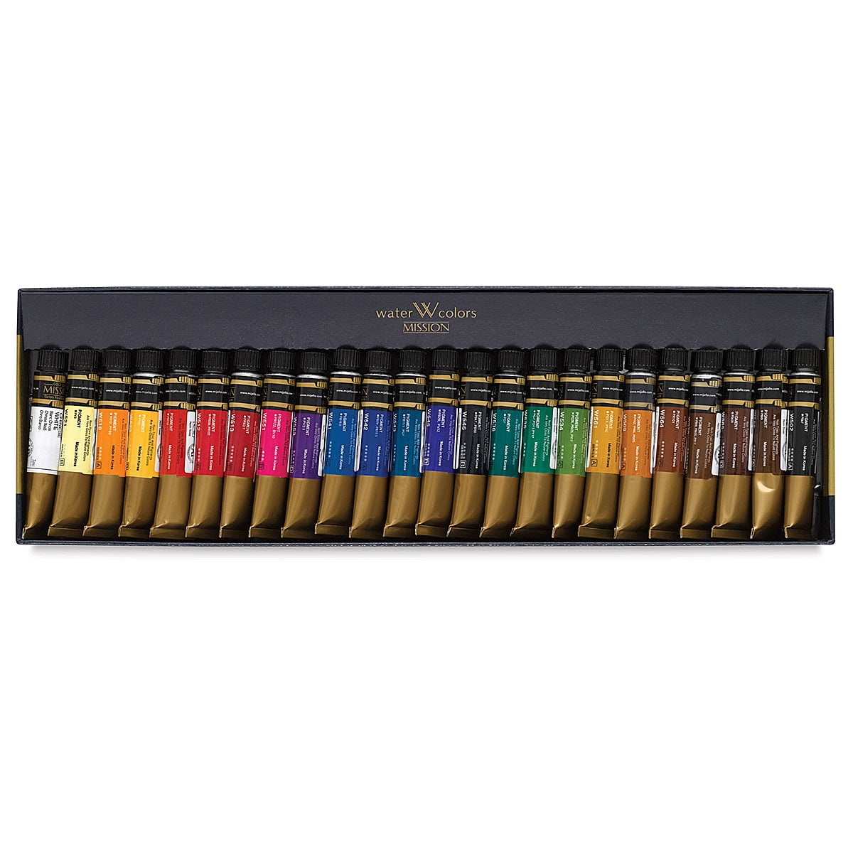 Mijello Mission Gold Watercolor - Set of 24 colors, 7 ml tubes ...