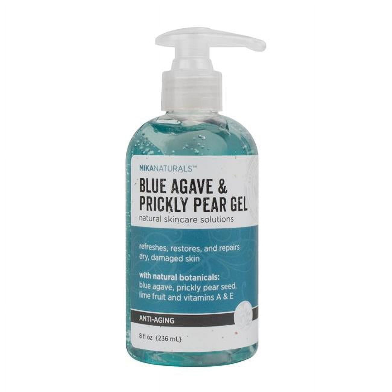 MikaNaturals Blue Agave & Prickly Pear Anti-Aging Gel, 8 fl oz ...