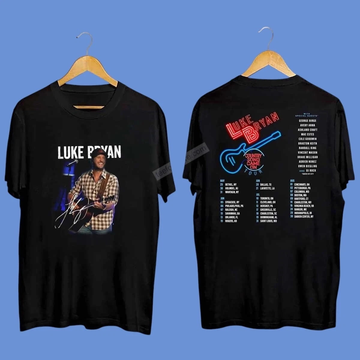 MikaMY 2025 Luke Tee Bryann Country Song Came On Tour Concert T-Shirt - Walmart.com