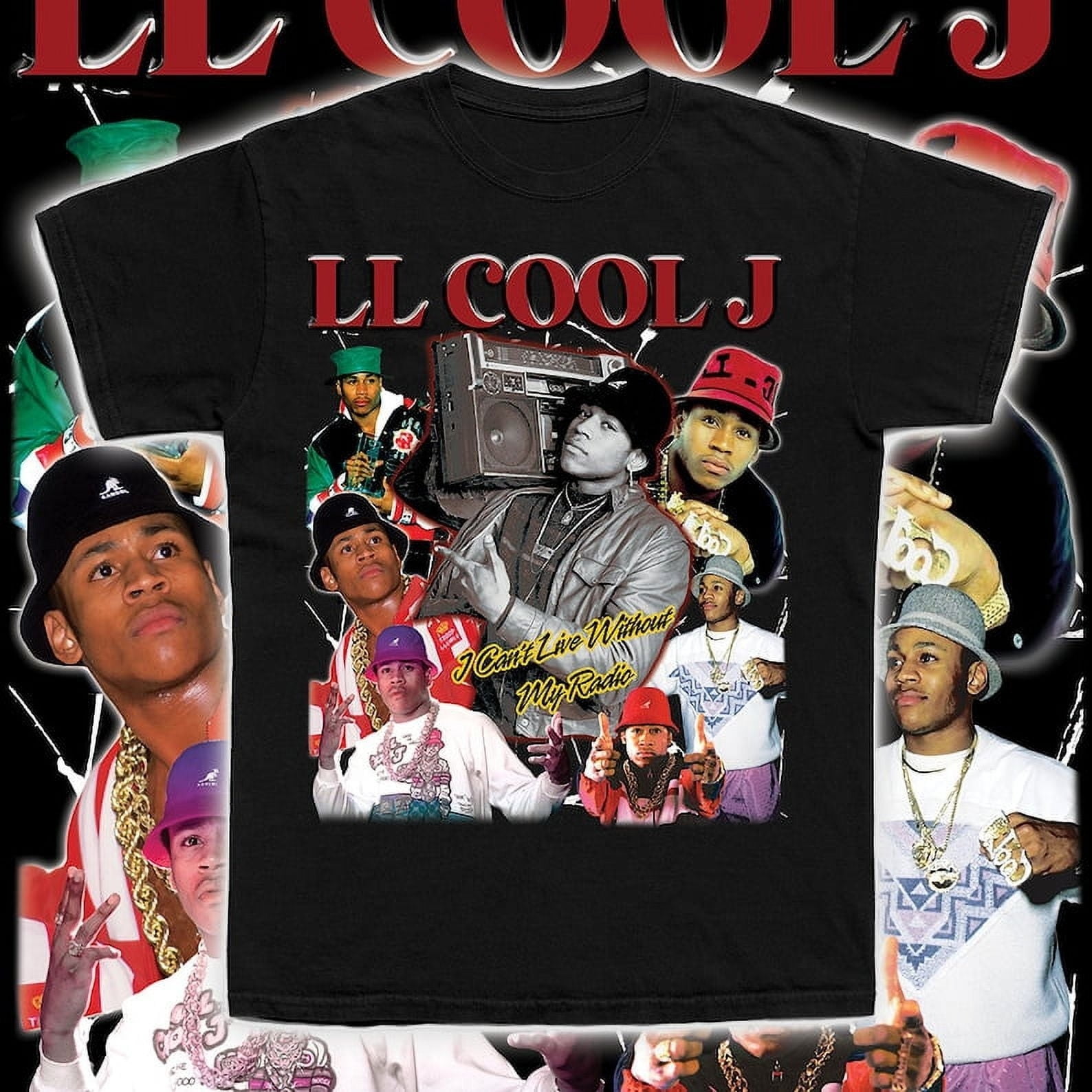 MikaMY LL Cool J , Vintage Rap bootleg, ready to print, hip hop artist ...