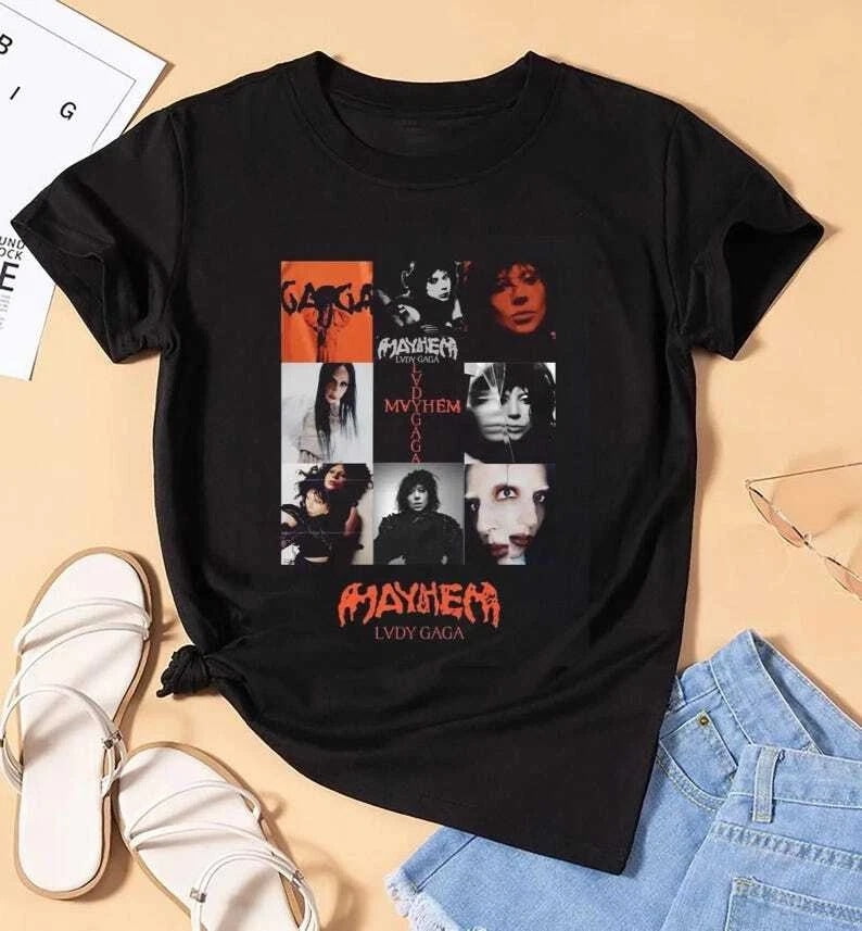 MikaMY Lady G.aga The M.ayhem Shirt, Graphic Lady G.aga Fan Shirt, - Walmart.com