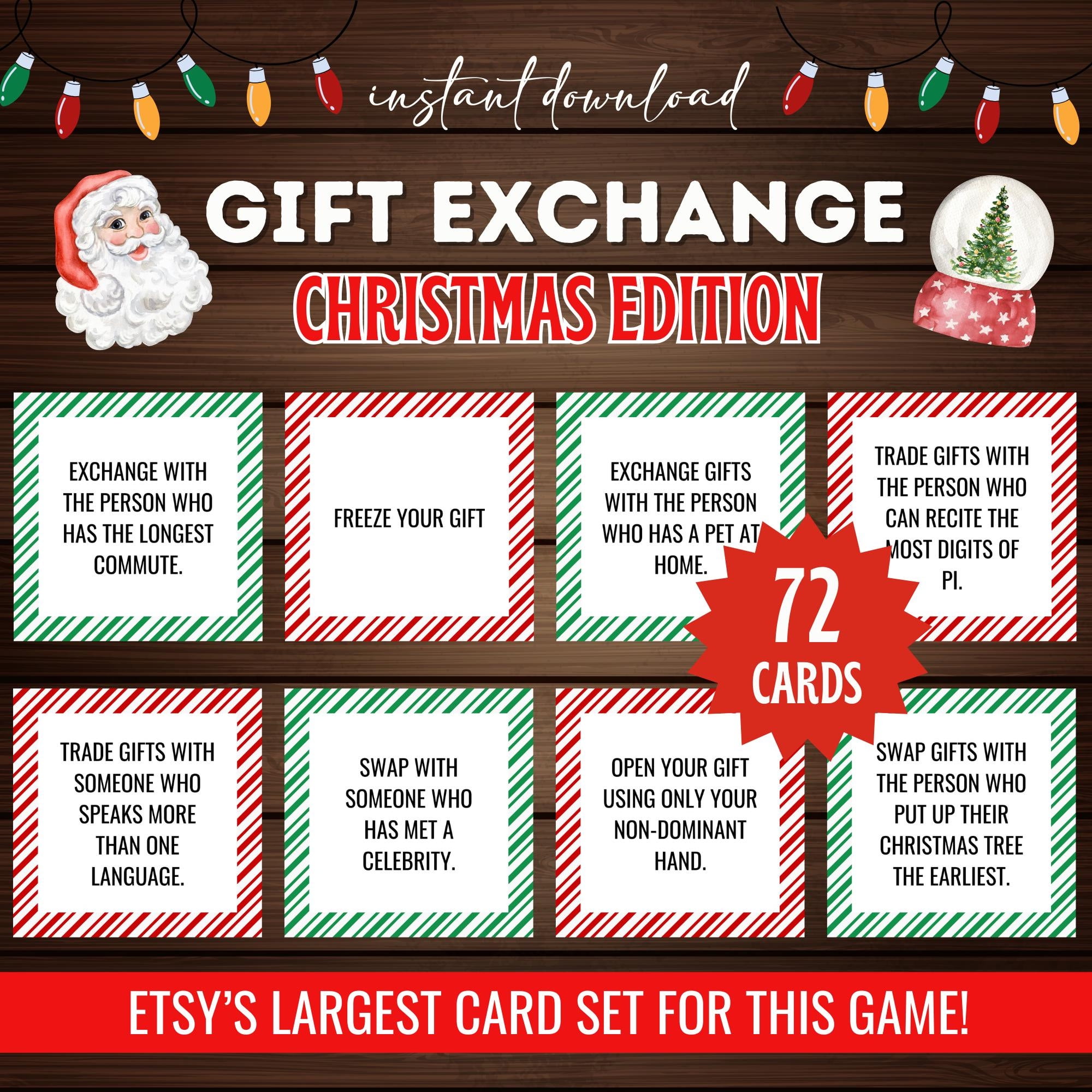MikaMY Pass The Gift Christmas Games, Secret Santa Game, Gift Exchange ...