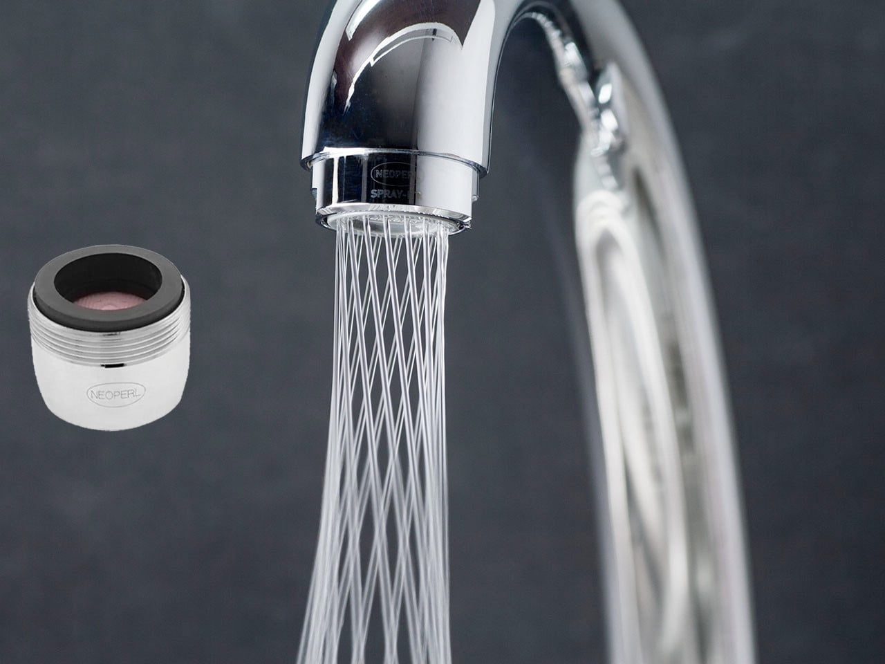 Mikado Elegant Stream Water Saving Aerator Standard Size Modern Low ...