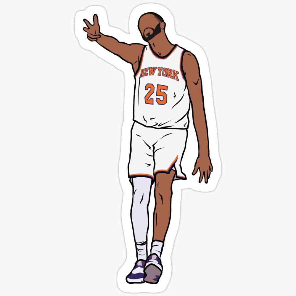 Mikal Bridges 3 Point Celebration (New York) Sticker Phone Decal Water ...
