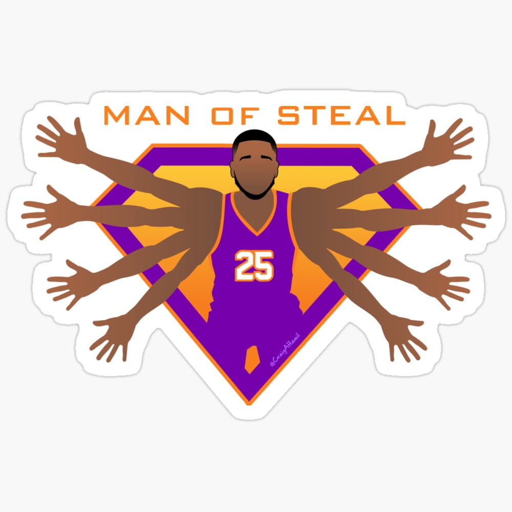 Mikal Bridges Man Of Steal Sticker Baseball Sticker, Football Sticker ...