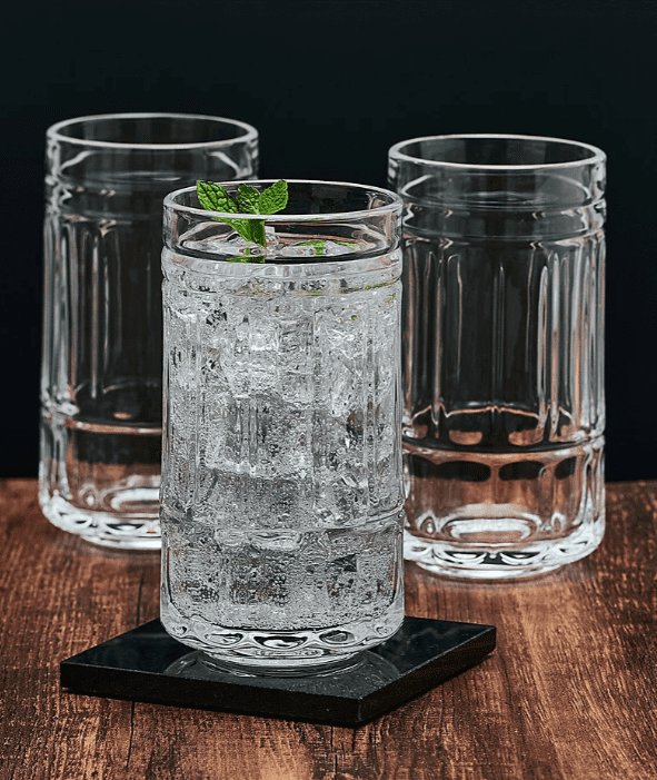 Mikasa 12-oz. Dishwasher Safe Ribbed Highball Glasses Set of 3 ...