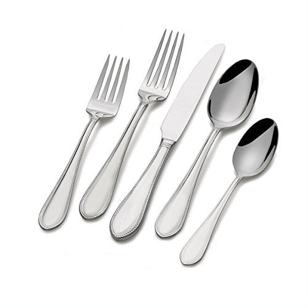 Mikasa Daphney 65-Piece 18.10 Stainless Steel Flatware/Silverware Set ...
