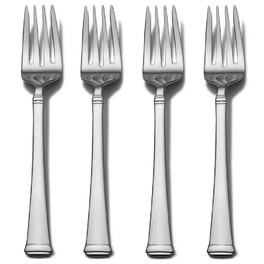 Mikasa Harmony Salad Forks, Set of 4, 18/10 Stainless Steel, 7.5-Inch, Glossy Finish - Walmart.com