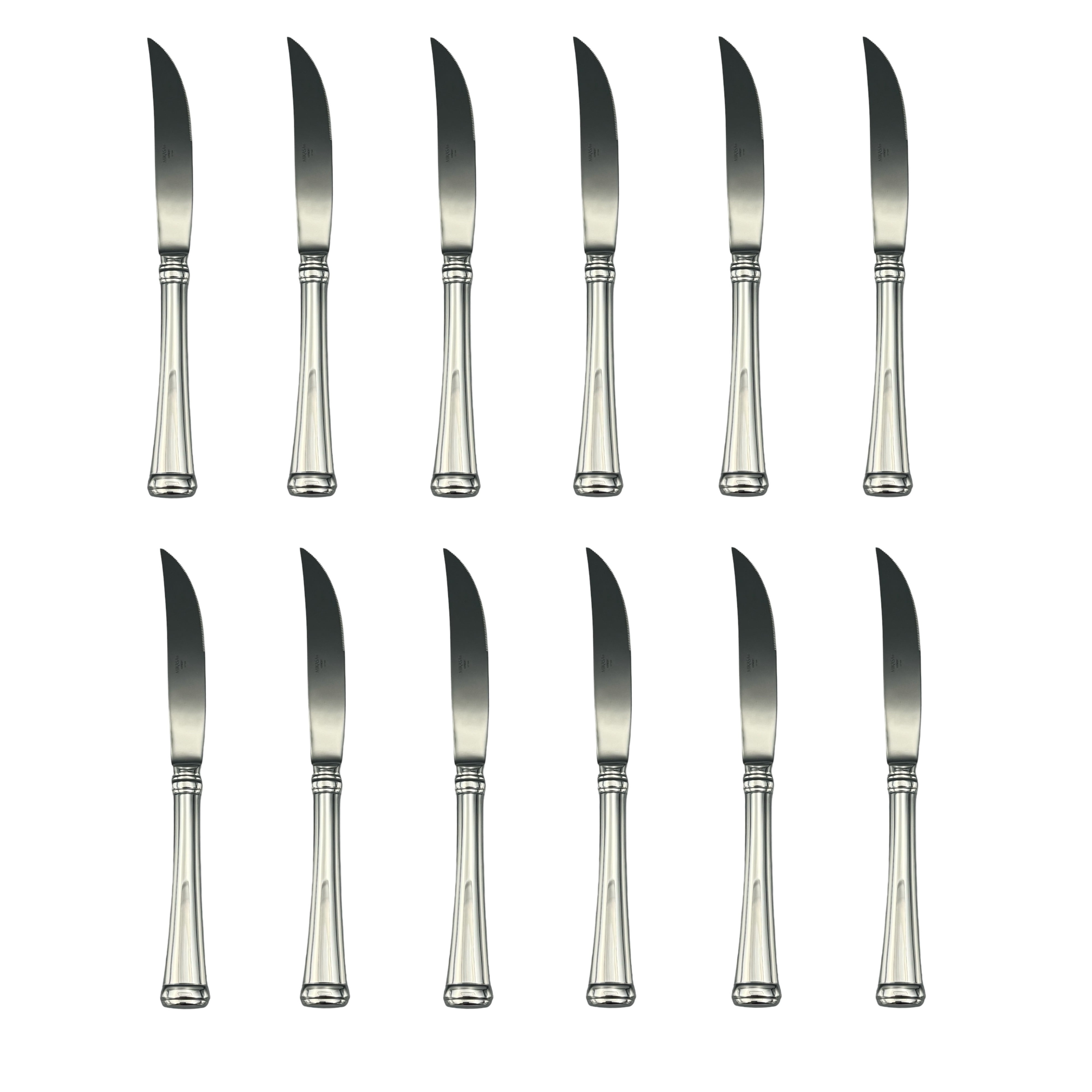 Mikasa Harmony 18/10 Stainless Steel Steak Knife (Set of Twelve) - Walmart.com