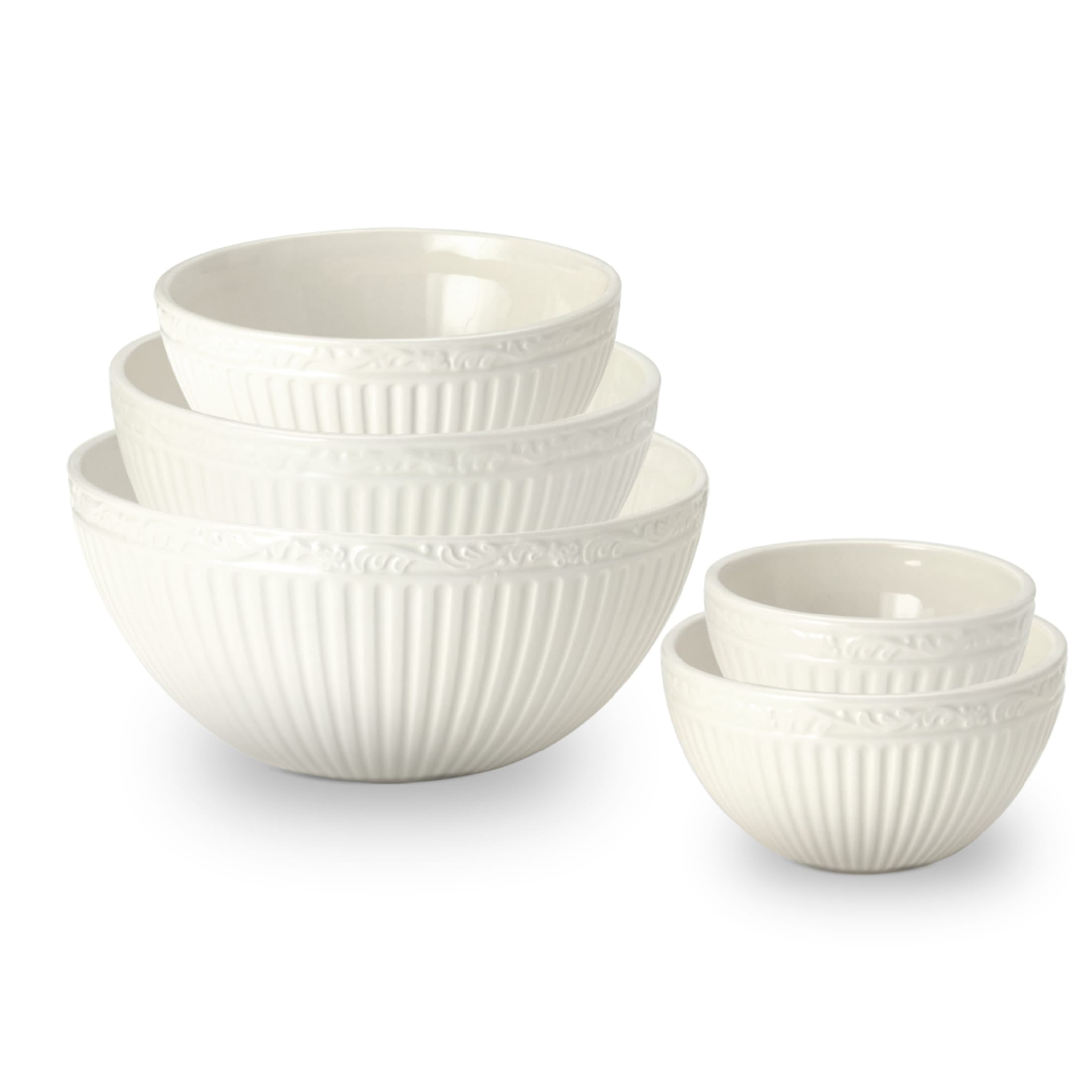 Mikasa Italian Countryside Stacking Bowls Set of 5 - Walmart.com