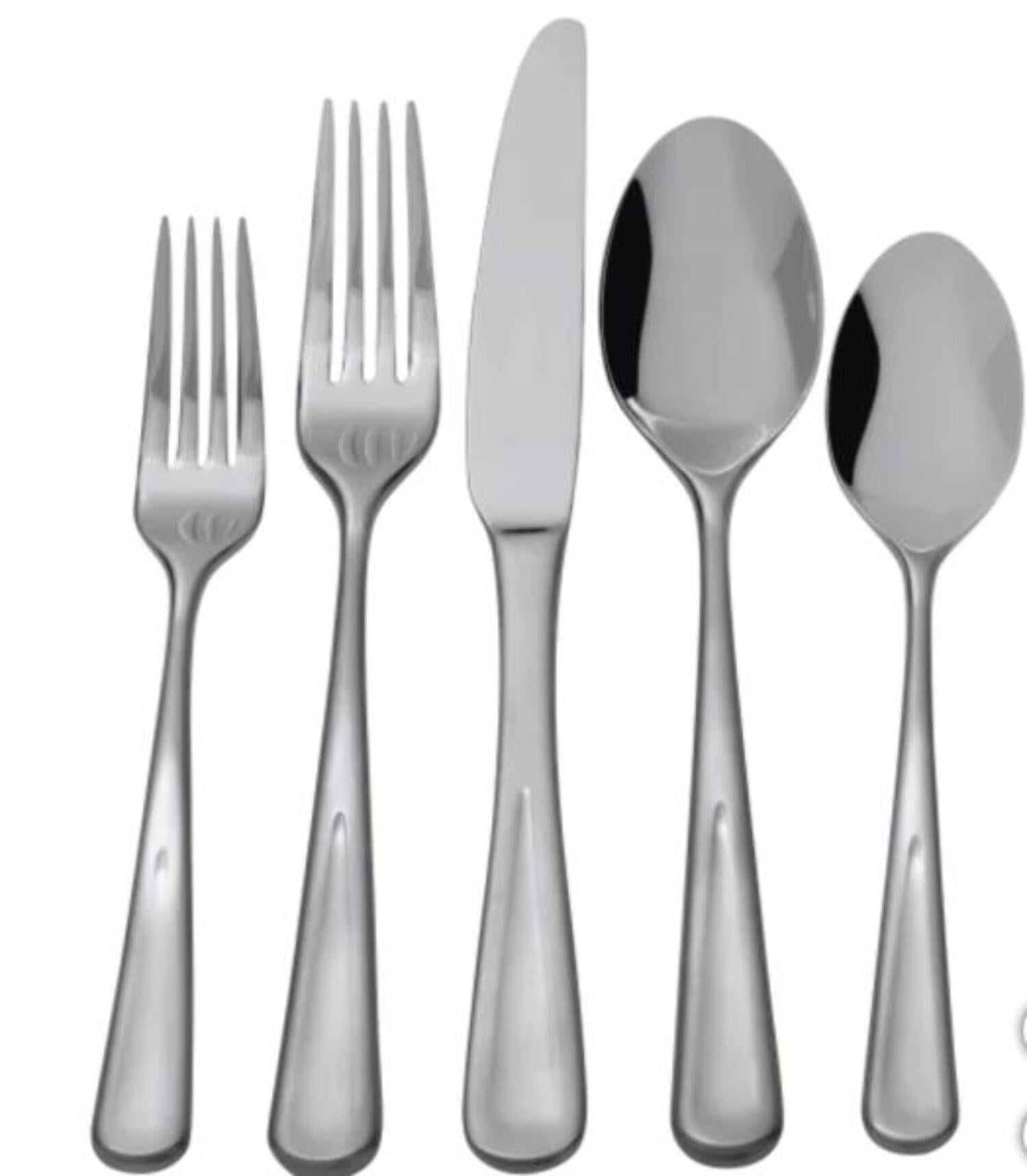 Mikasa Lofton 18/0 Forged Stainless Steel 20pc. Flatware Set (Service ...