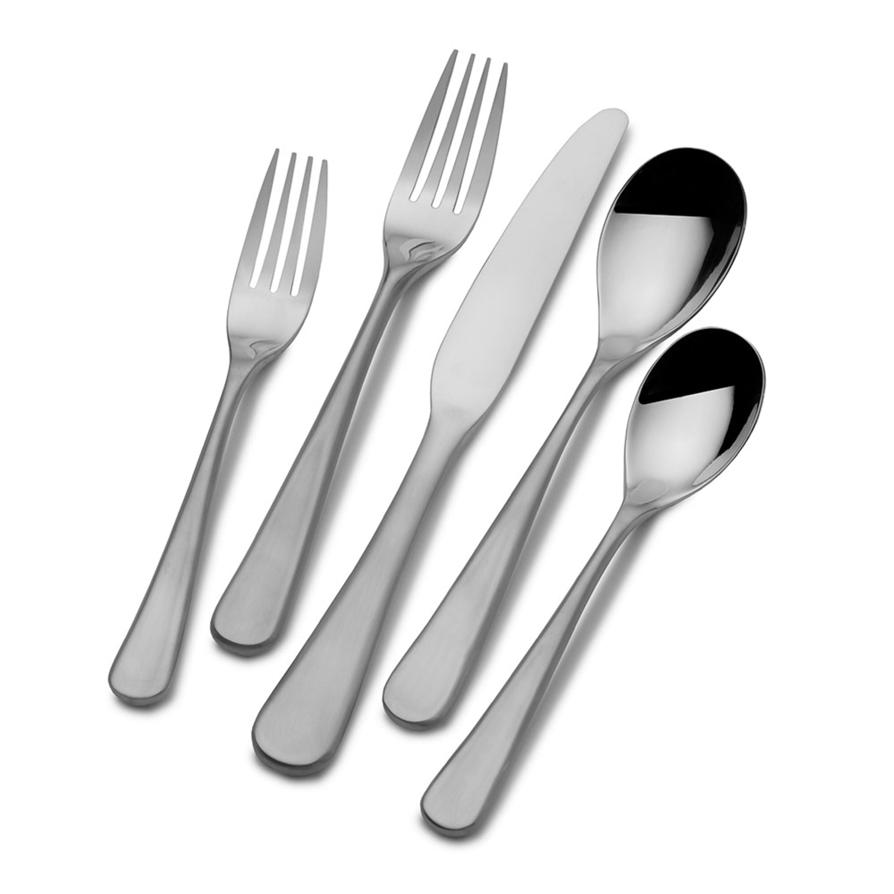 Mikasa Philo 18.0 Stainless Steel 42-Piece Flatware/Silverware Set ...