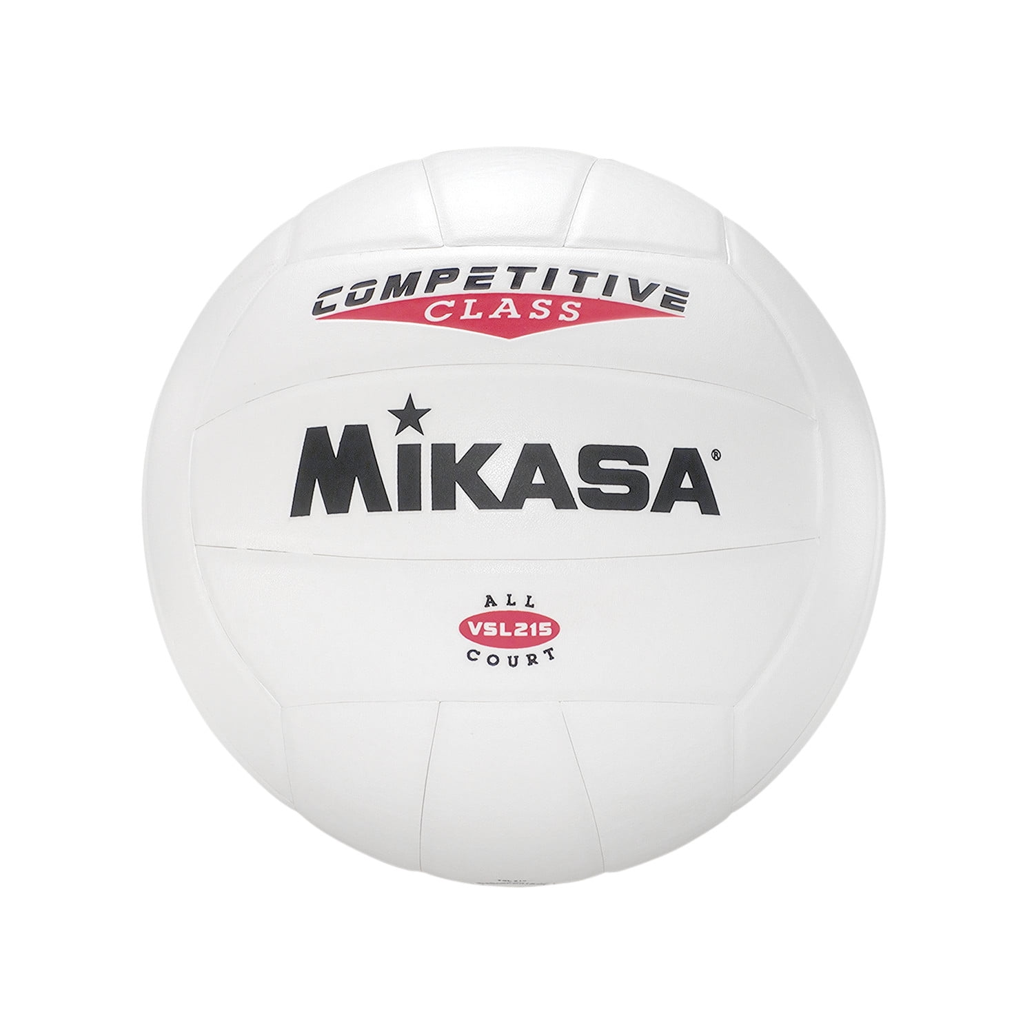 Mikasa VSL215 Competitive Class Indoor/Outdoor Volleyball, White ...