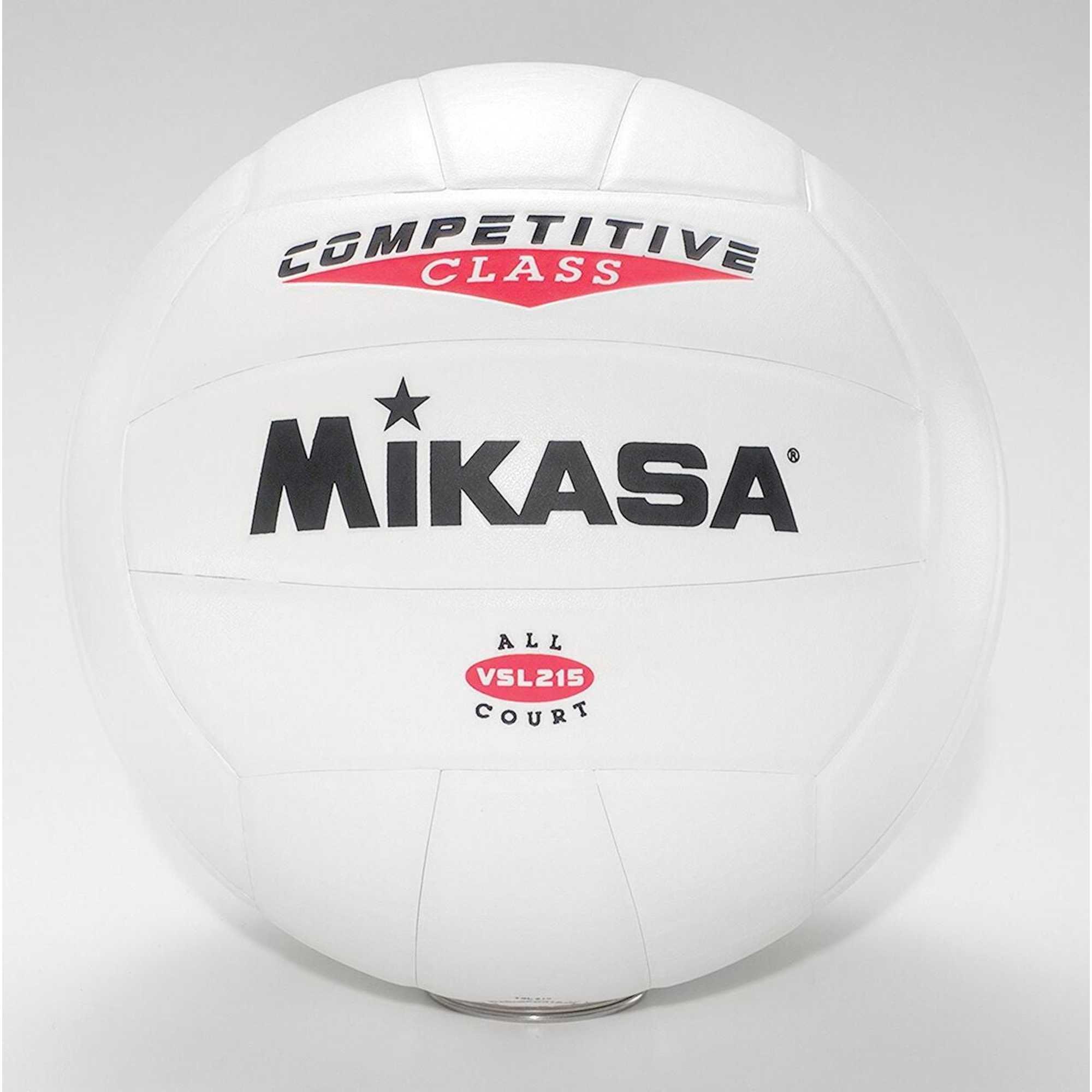 Mikasa VSL215 Competitive Class Indoor/Outdoor Volleyball, White ...