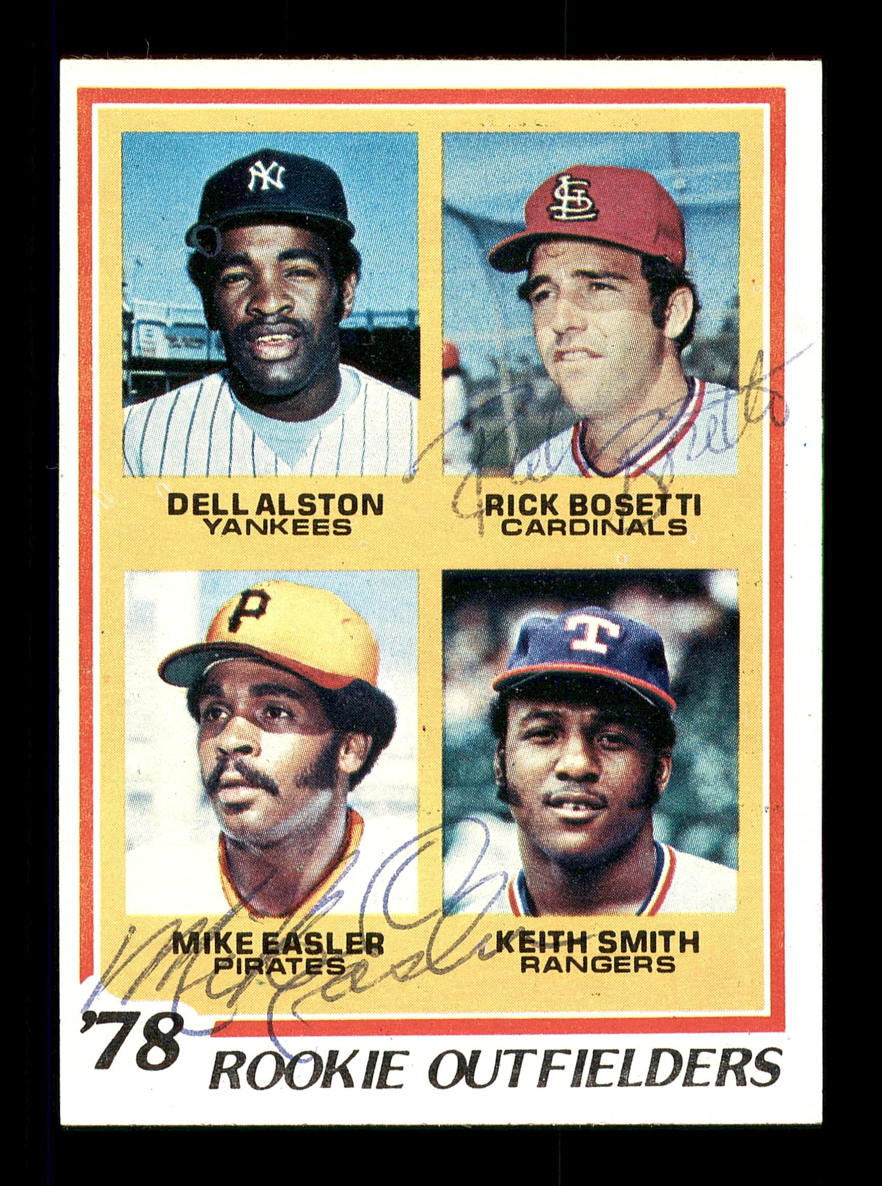 Mike Easler & Rick Bosetti Autographed 1978 Topps Rookie Card #710 SKU ...