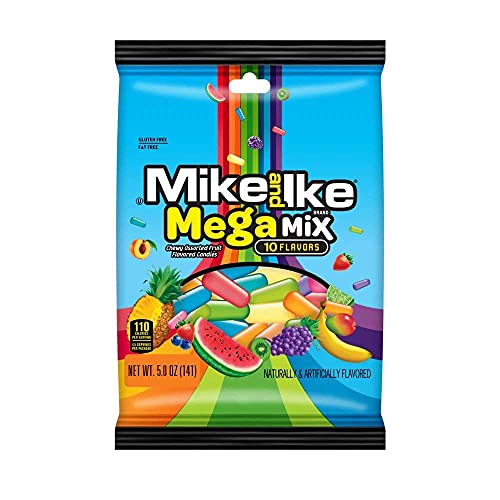 Mike & Ike MegaMix 10 Flavors 5 oz Bag - Walmart.com
