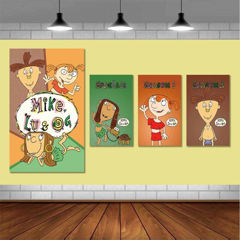 Mike, Lu & Og Backdrop Banner Party Supplies Poster Movie Theme ...