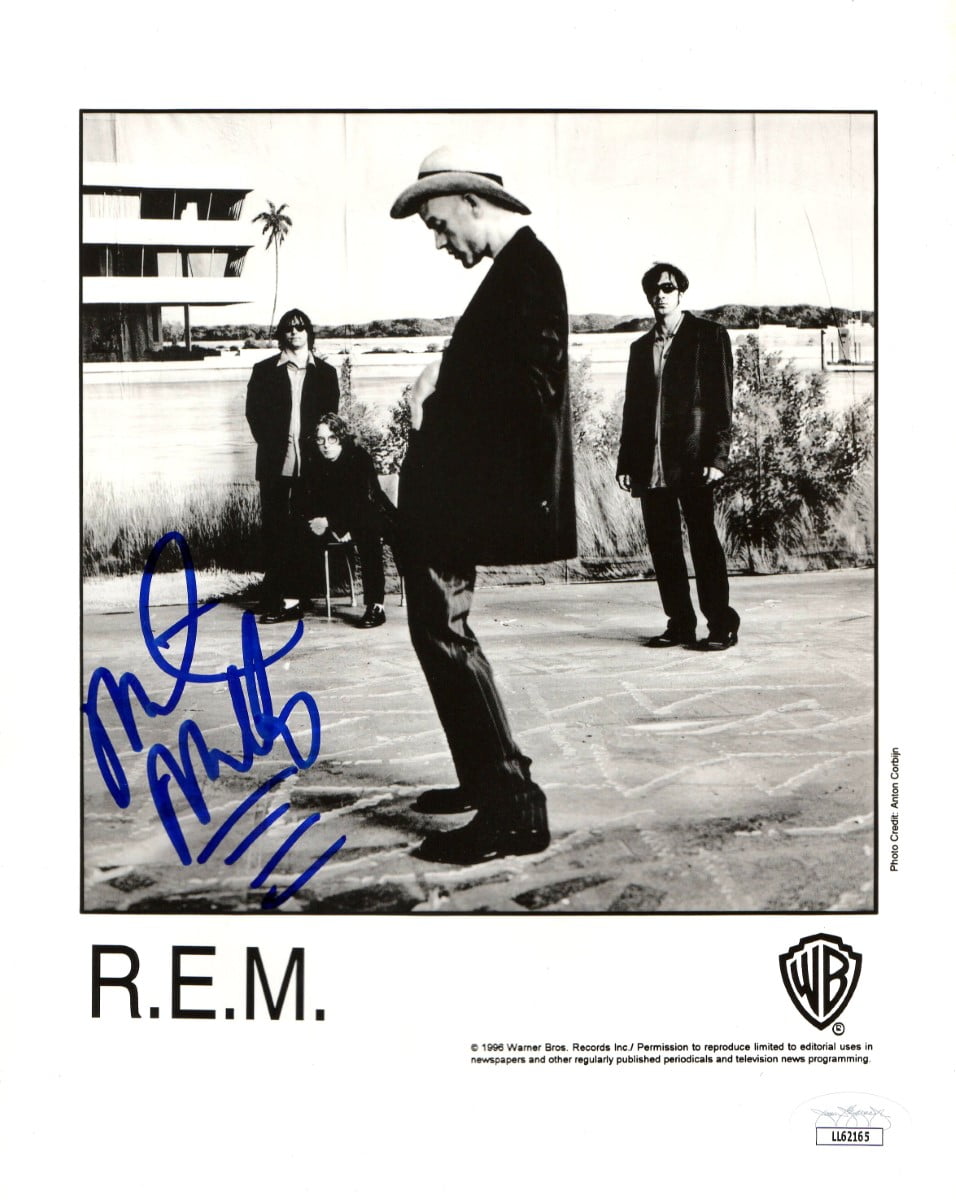 Mike Mills Signed Autographed 8X10 Photo R.E.M. Bassist REM JSA LL62165 ...