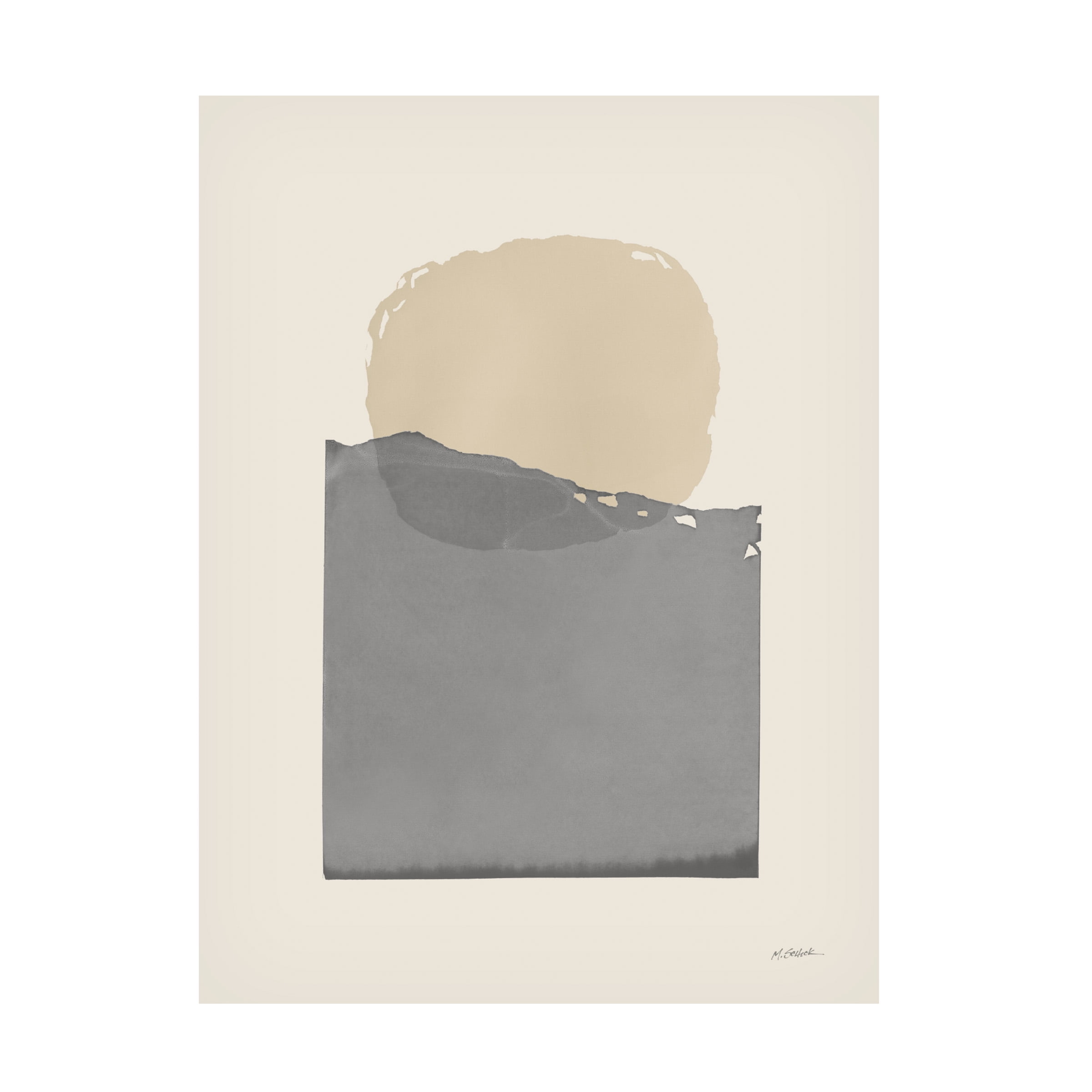 Mike Schick 'Buoyant Neutral' Canvas Art - Walmart.com