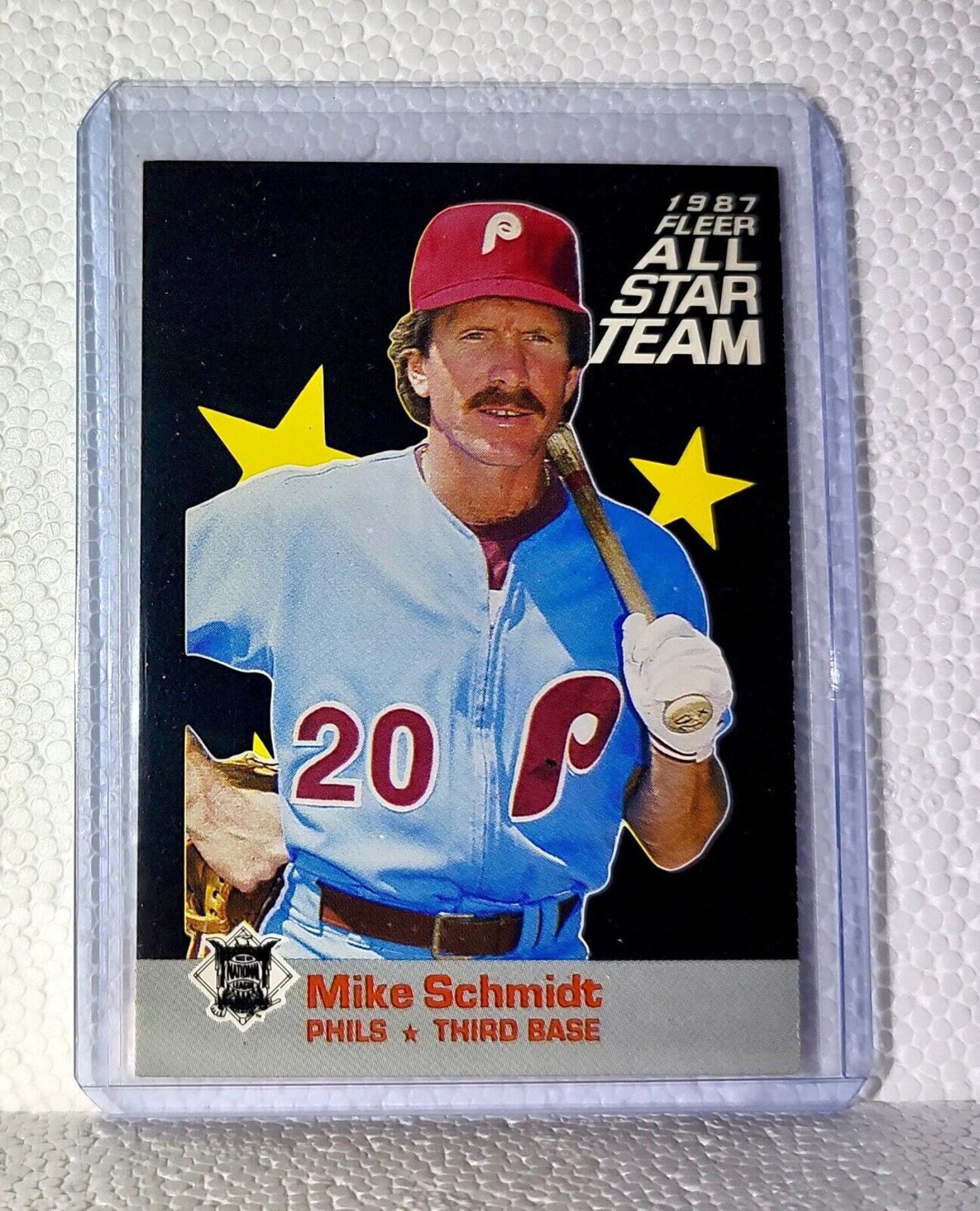 Mike Schmidt 1987 Fleer MLB #6 All-Star Team Baseball Card Philadelphia ...