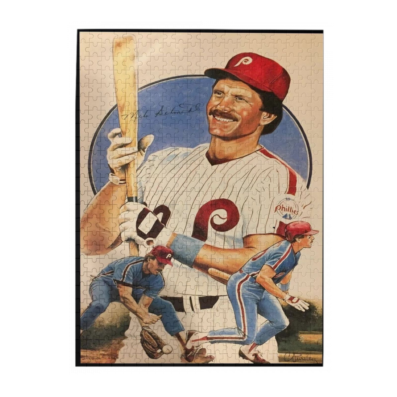 Mike Schmidt Baseball Team Jigsaw Puzzle 500 Pieces, Adult Beautiful ...