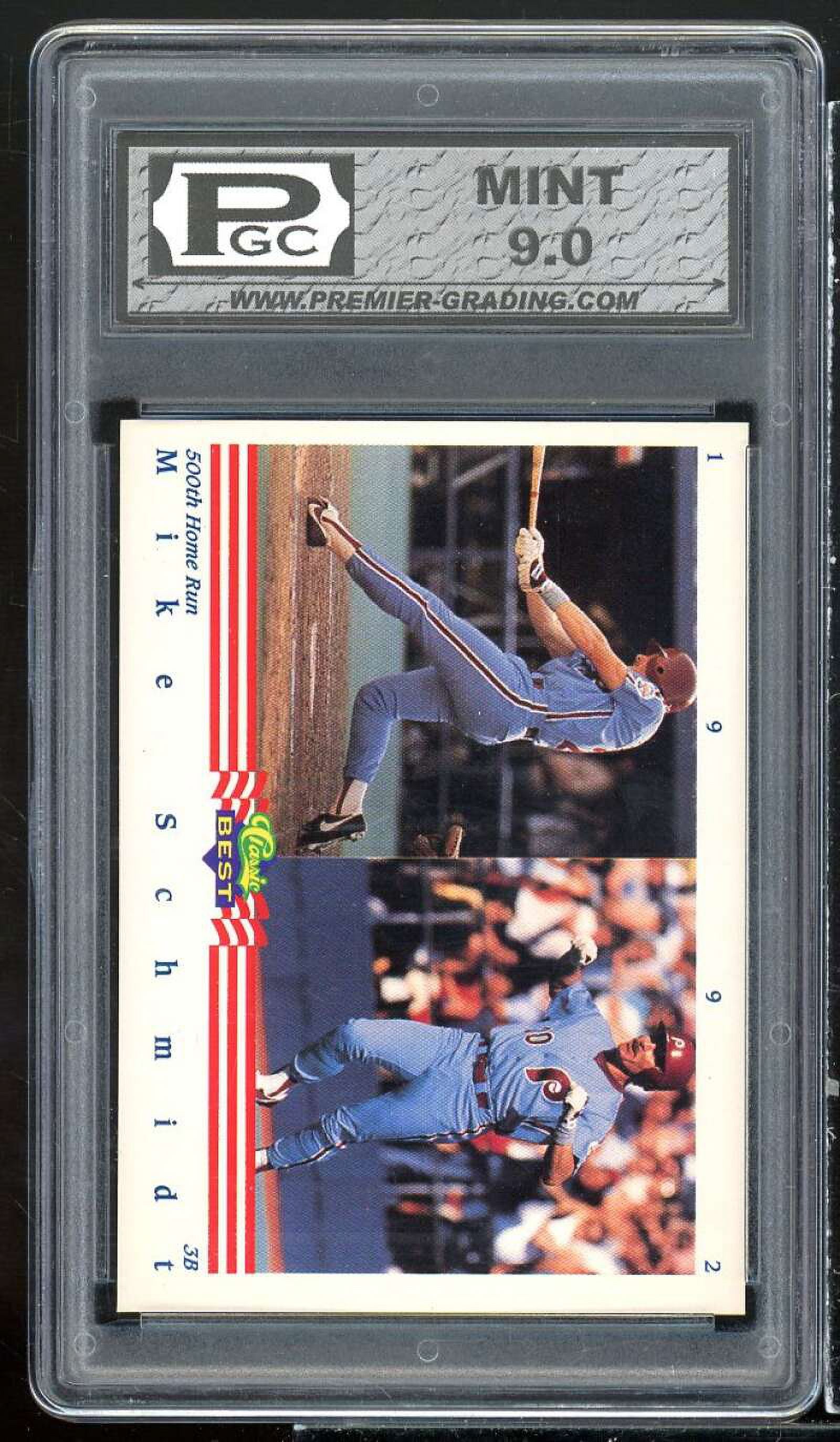 Mike Schmidt Card 1992 Classic Best #100 PGC 9 MINT - Walmart.com